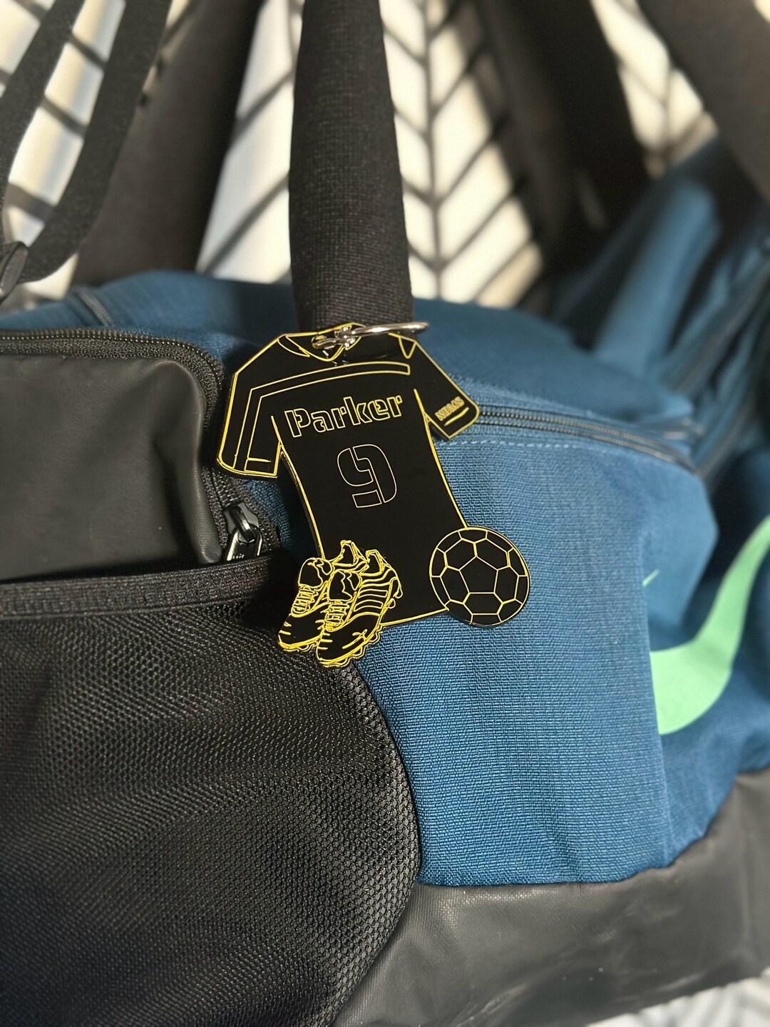 Personalized Bag Tag, Swag Tag, Soccer Jersey, Soccer Tag, Coach Gift ...