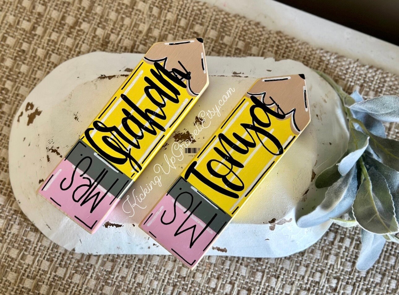Teacher Name Plate, Teacher Gift, Custom Teacher Gift, Teacher ...