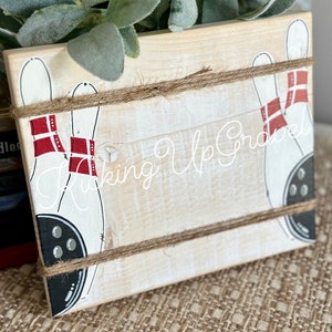 Bowling Picture Frame/holder, Farmhouse Style, Senior Gift, Graduation ...