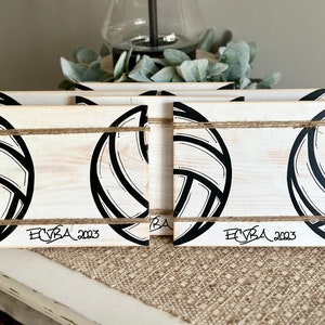 Volleyball Picture Frame/holder, Farmhouse Style, Coaches Gift, Team ...
