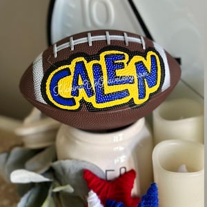 Personalized Hand-painted Mini Footballs - Custom Name Sports Gifts ...