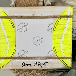 Tennis Picture Frame/holder, Farmhouse Style, Coaches Gift, Team Gift ...
