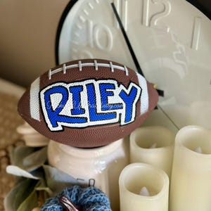Personalized Hand-painted Mini Footballs - Custom Name Sports Gifts ...