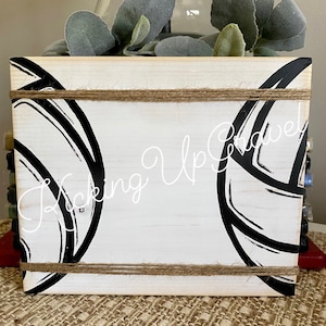 Volleyball Picture Frame/holder, Farmhouse Style, Coaches Gift, Team ...