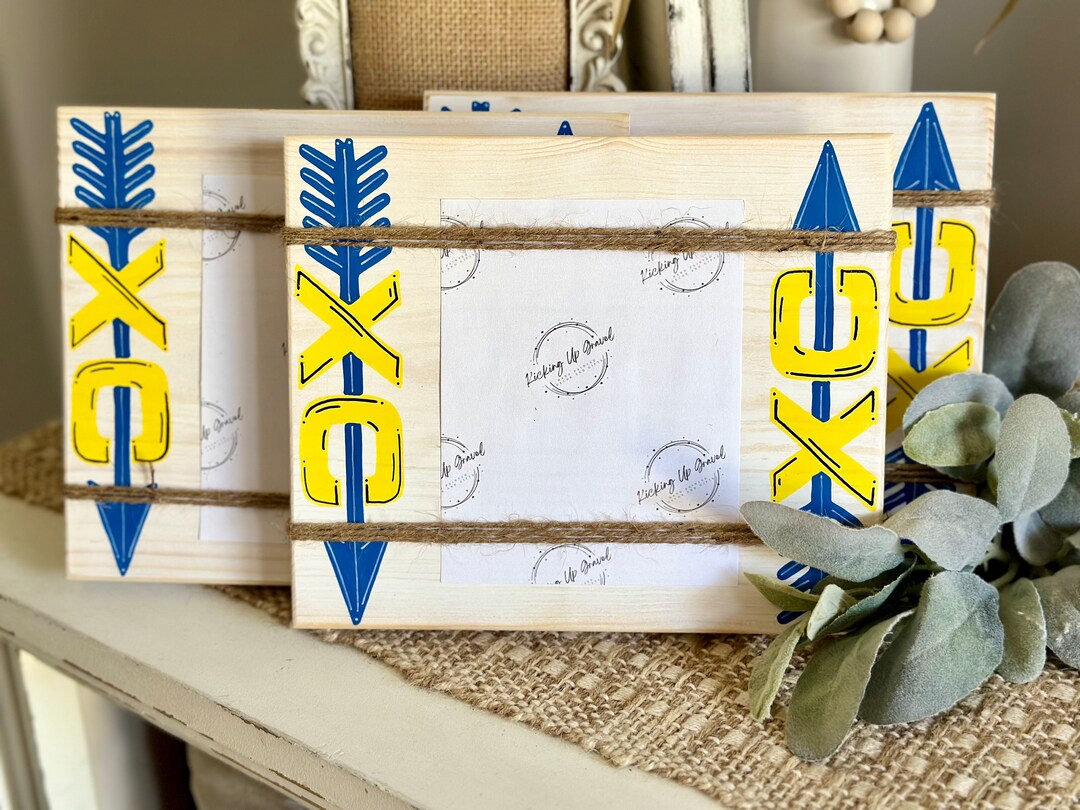 Cross Country Picture Frame/holder, Farmhouse Style, Senior Gift ...