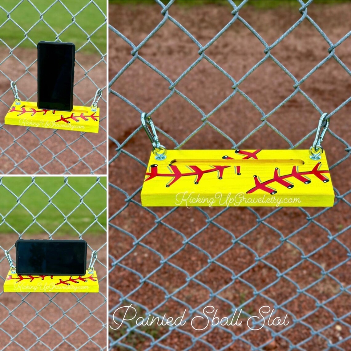 Baseball Fence Foot Rest, Game Changer, Phone Prop, Softball, Hand ...
