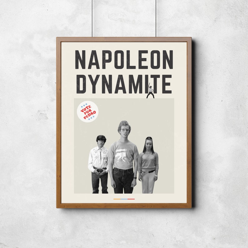 Napoleon Dynamite - Retro, Vintage, Modern, Minimalist Movie Poster ...