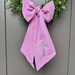 Spring Wreath Sash, Easter Wreath Sash, Custom Wreath Sash, Front Door ...