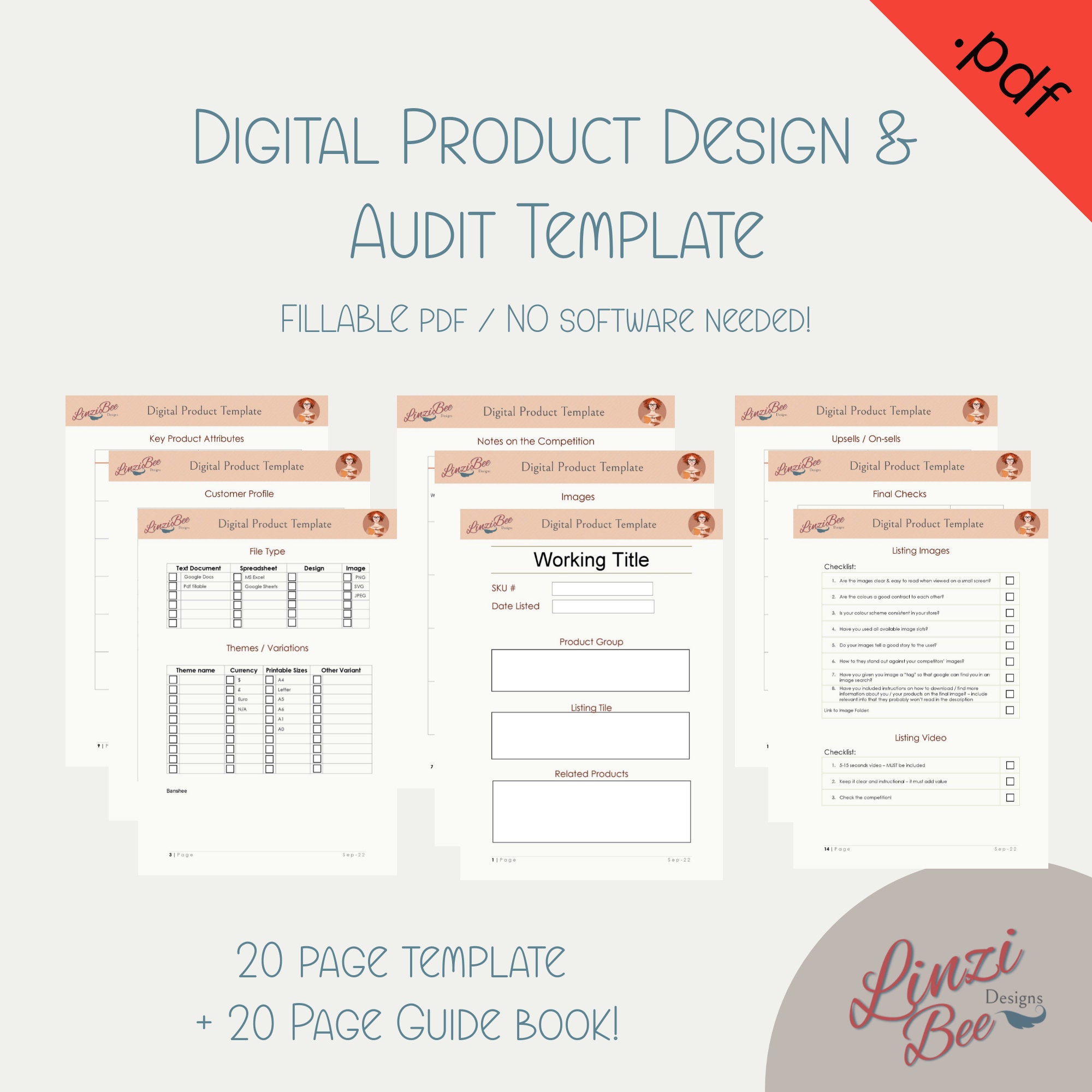 Etsy Digital Product Design Template for Ideas That Sell Business ...