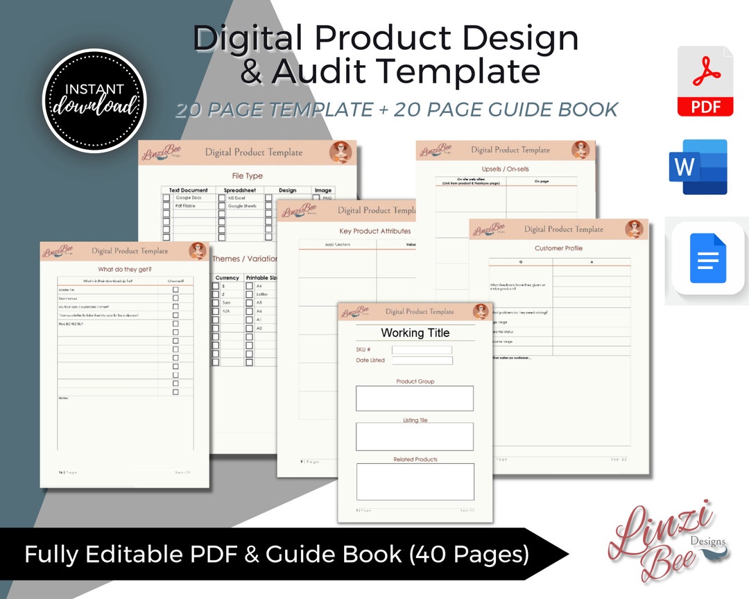 Etsy Digital Product Design Template for Ideas That Sell - Business ...
