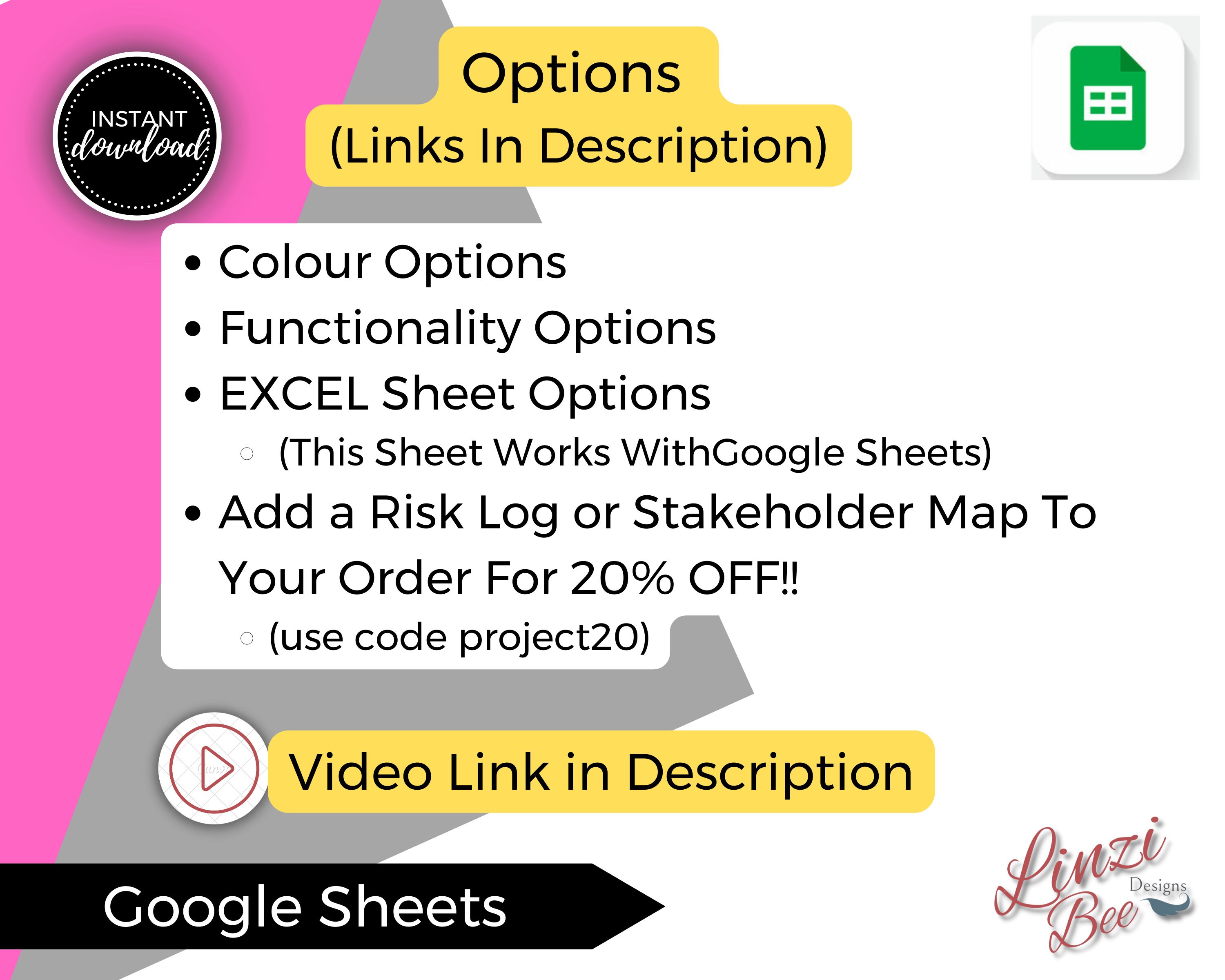 Project Planning Dashboard for Google Sheets, Automated Gantt Chart ...