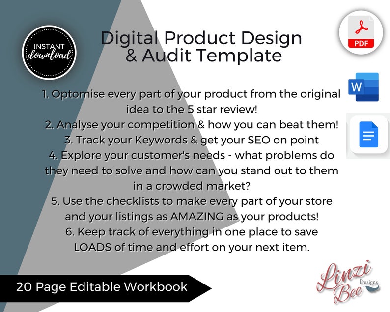 Etsy Digital Product Design Template for Ideas That Sell Business ...