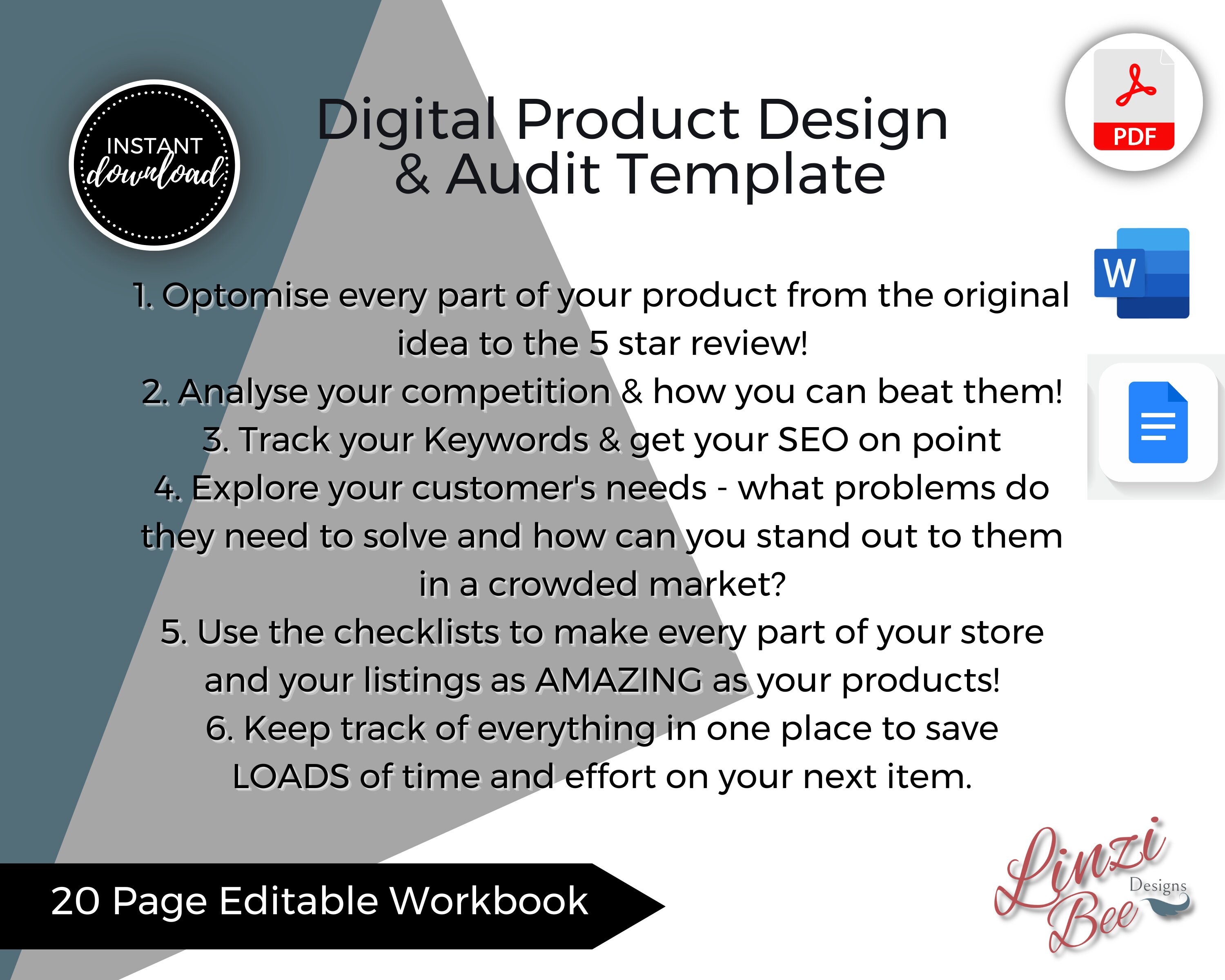 Etsy Digital Product Design Template for Ideas That Sell Business ...