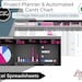 Project Planning Dashboard, Automated Gantt Chart, Project Tracker ...