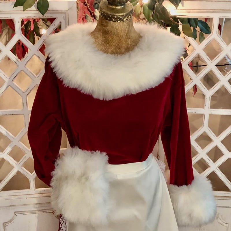 Mrs Claus Costume - Etsy