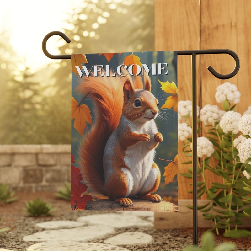 Squirrel Garden Ornament - Etsy