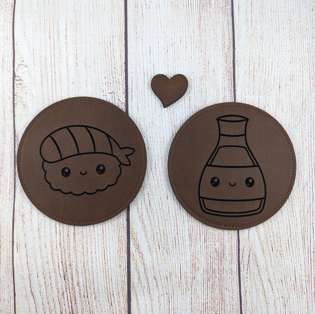 Kawaii Food Coasters - 18 Different Designs - Etsy