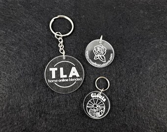 Custom Round Keychain - Etsy