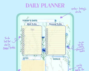 Botanical Planner - Etsy