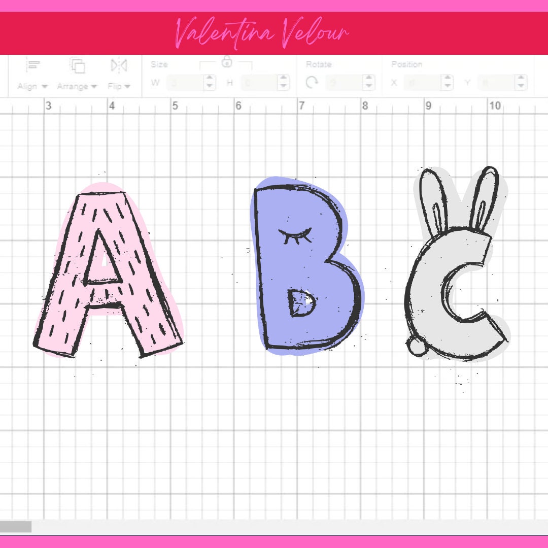 35+ CHILDRENS ALPHABET and Numbers - SVG File Bundle • Download Svg ...