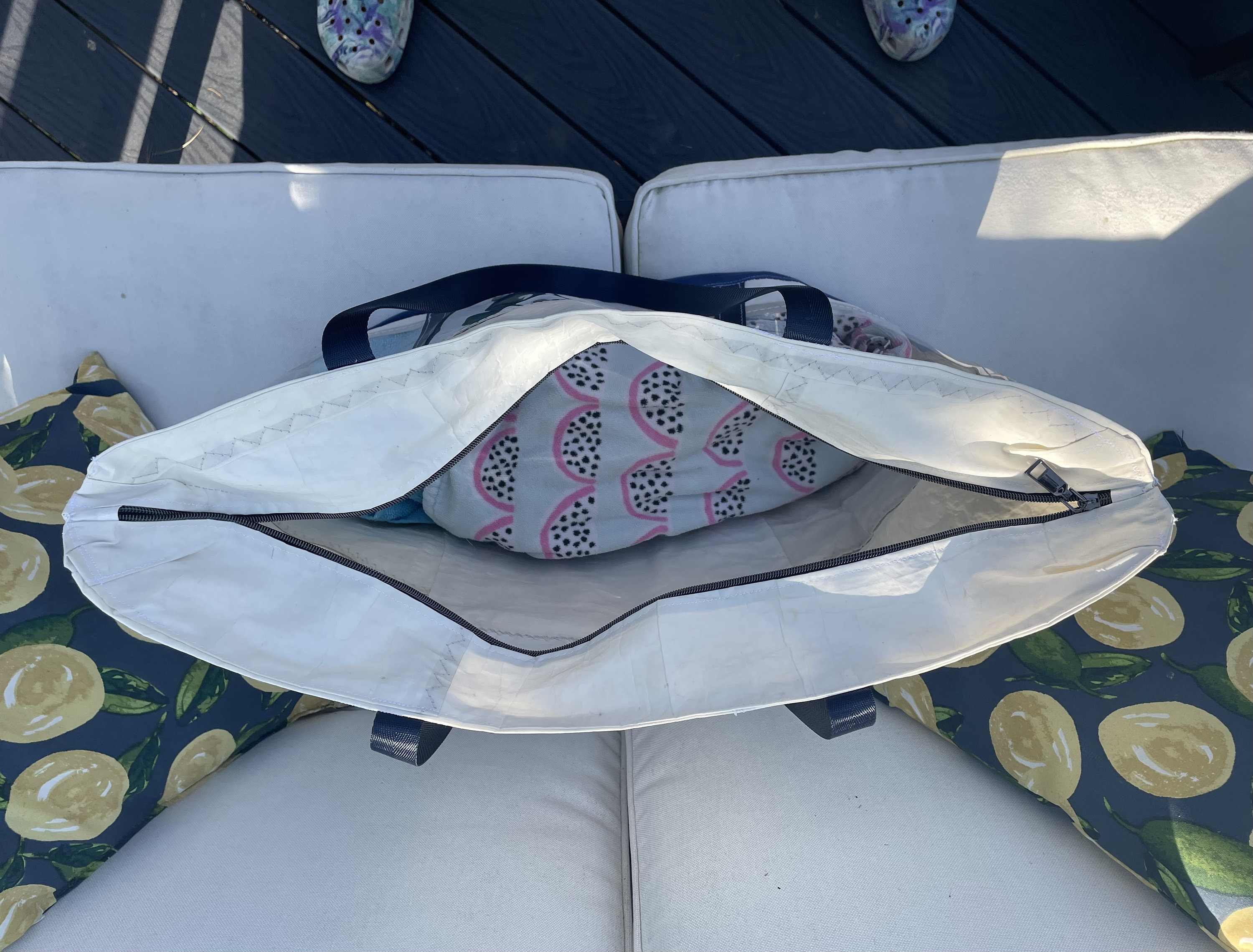 XL Sail Bag With Zipper - Etsy UK