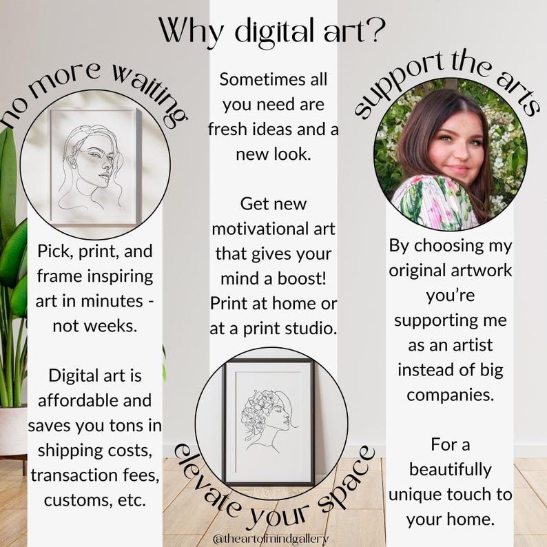 Line Drawing Print Mood Board 2025 Abstract Line Art Woman Face Gift ...