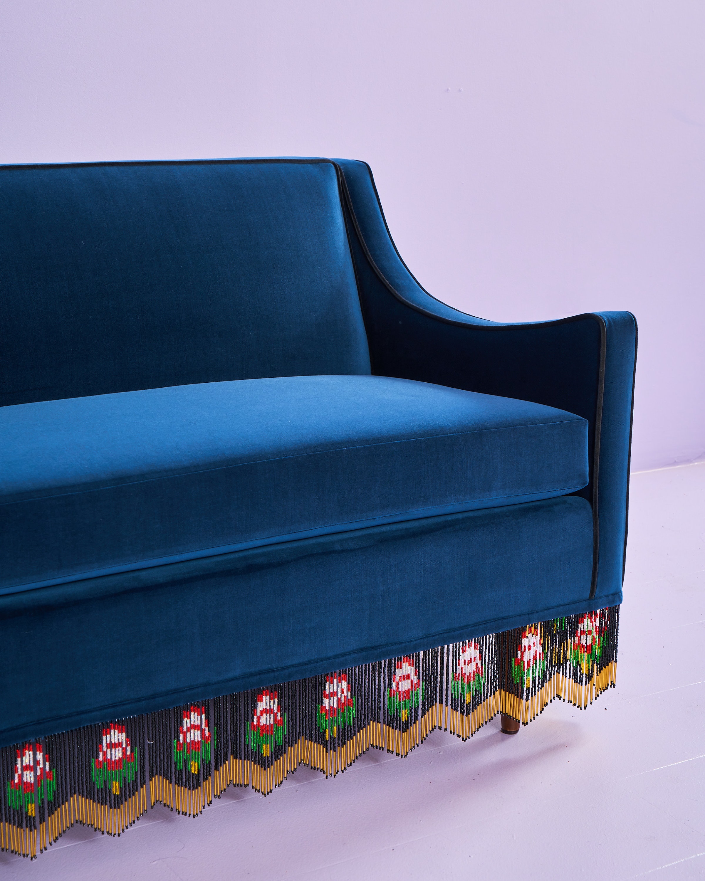 CUSTOM 1950’s Modified 2 Piece Art Deco Sectional - Etsy