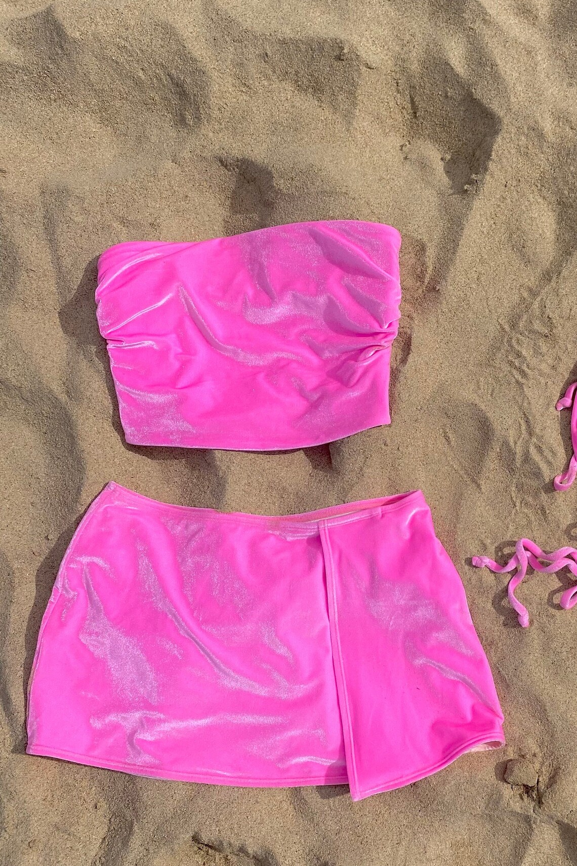 Pink Velvet Velour Set - Etsy