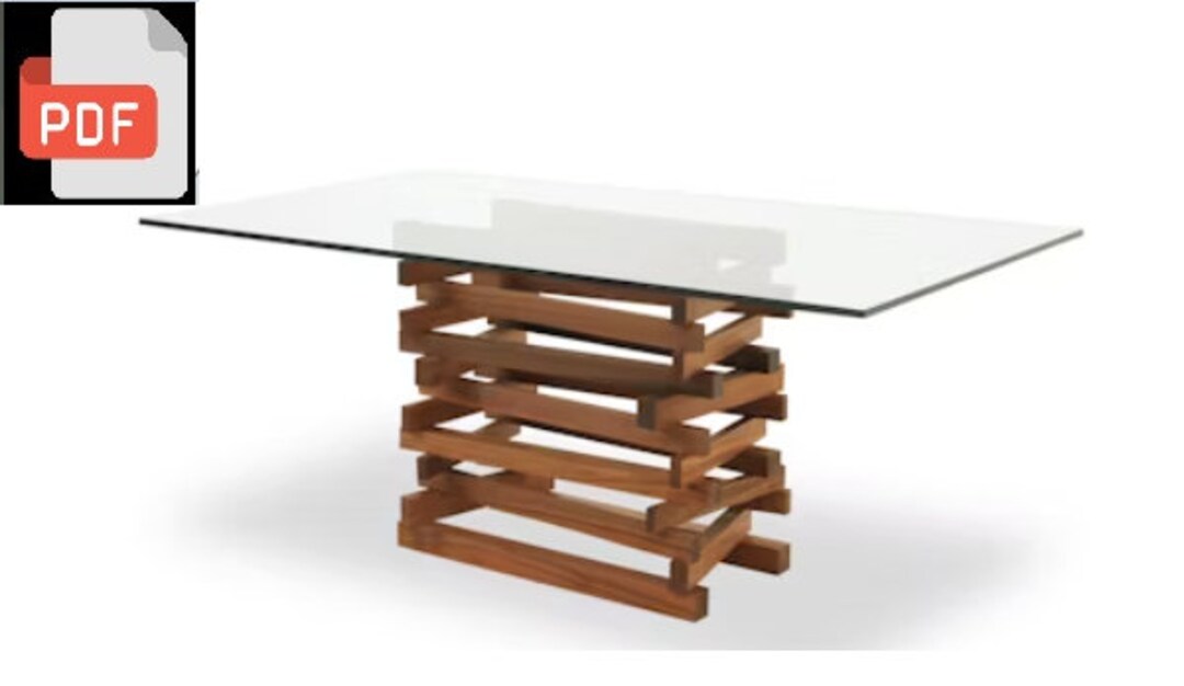 Coffee Table Detailed Drawings - Etsy