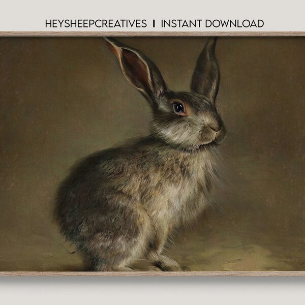 French Rabbit Printable - Etsy
