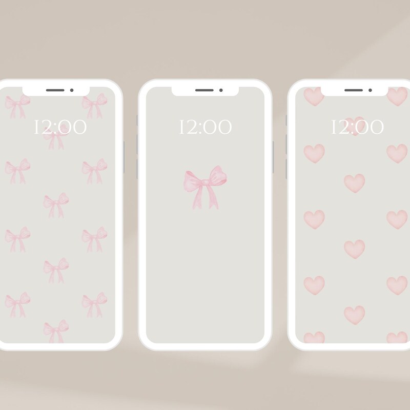Bow Wallpaper for iPhone - Etsy
