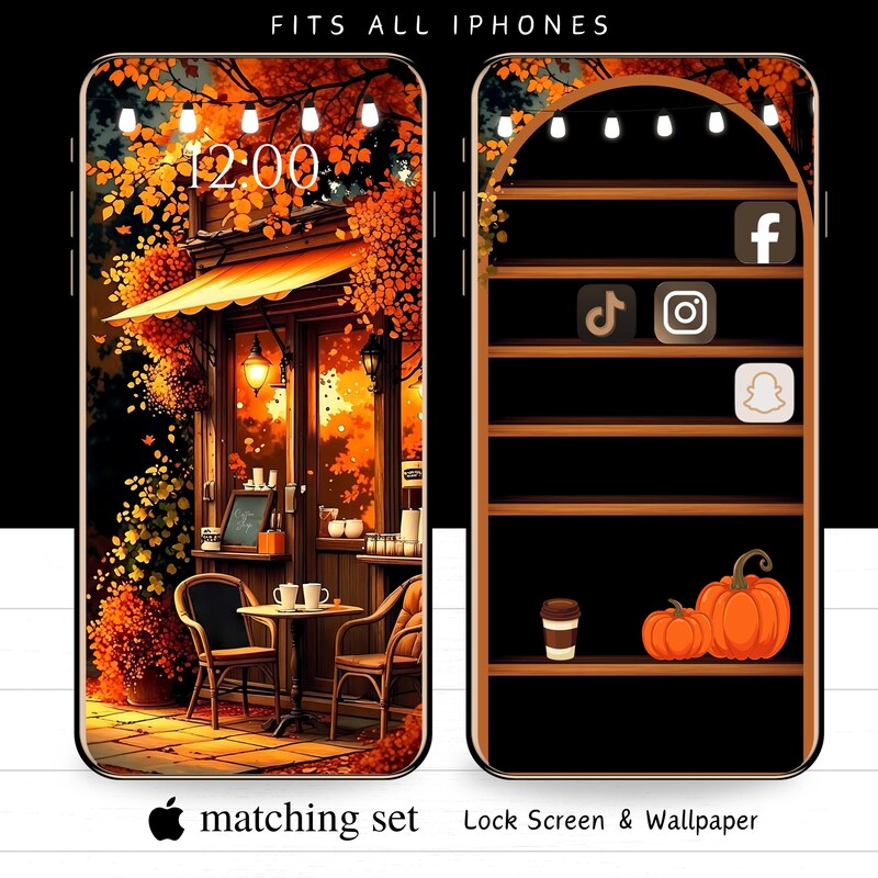 Orange Wallpaper - Etsy