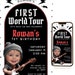 Editable First World Tour Birthday Animated Invitation With Photo 1st ...