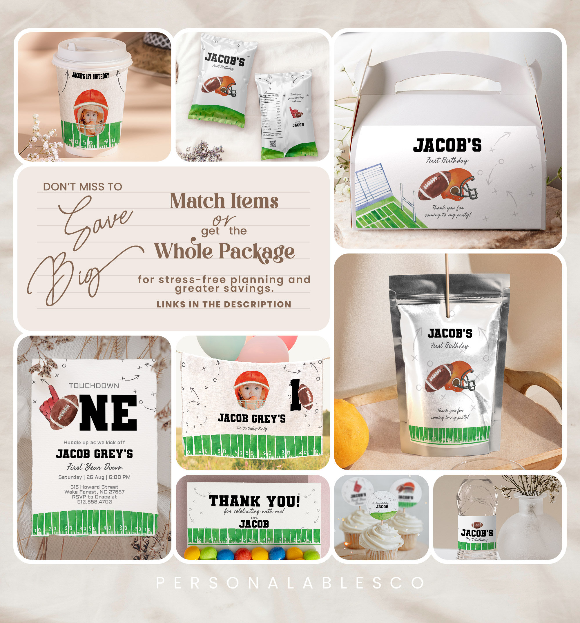 Football Candy Bar Wrapper Birthday Printable Chocolate Label Etsy