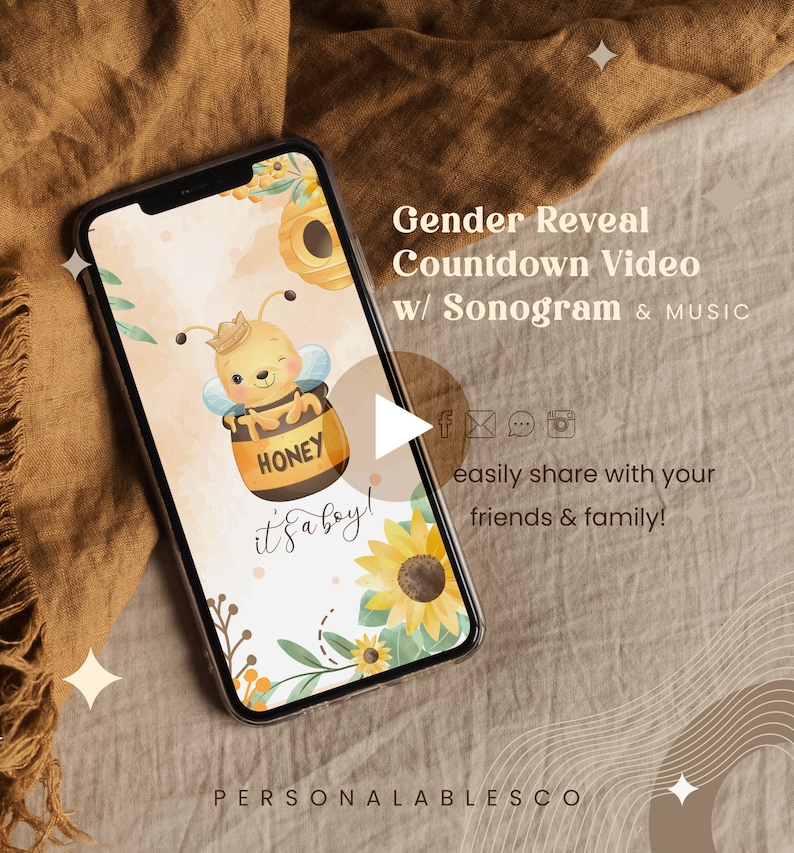 Boy Gender Reveal Countdown With Sonogram, Team Blue Bee Confetti Cannon Video, Honey Sunflower ...