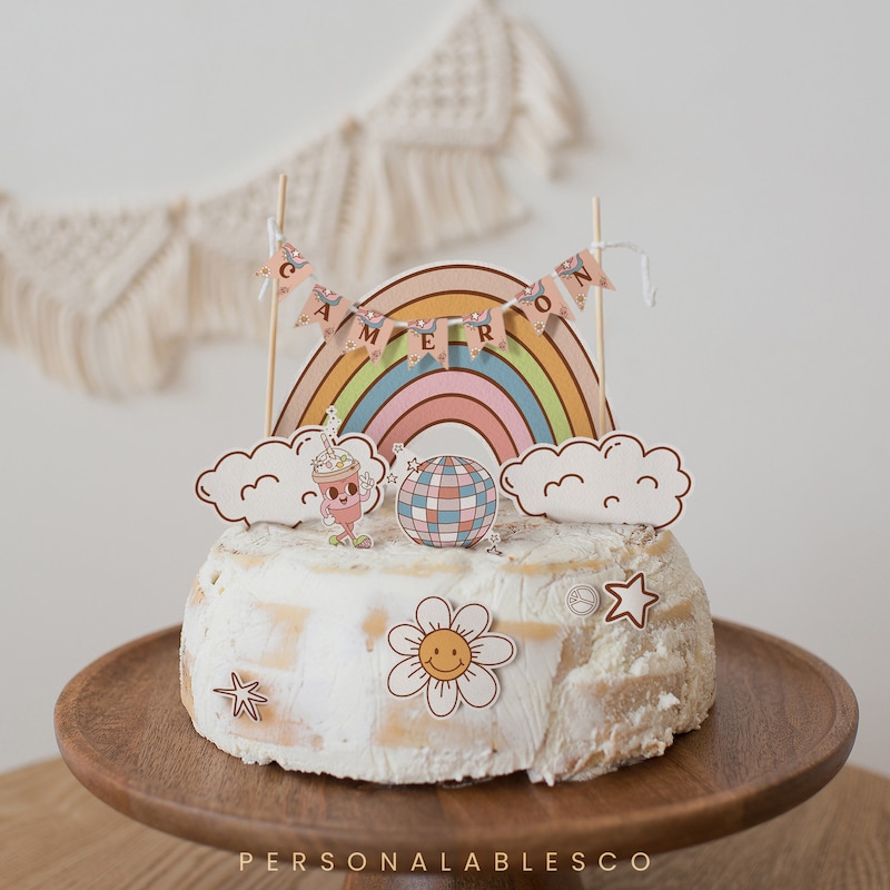 Printable Cake Topper Custom Name Printable - Etsy