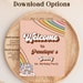 Editable Groovy Welcome Sign Hippie Birthday Party Décor Retro Daisy ...