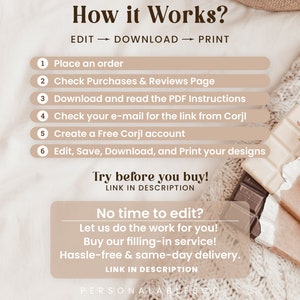 Editable Groovy Favor Tags Circle & Square Retro Party Diy Treats Label ...