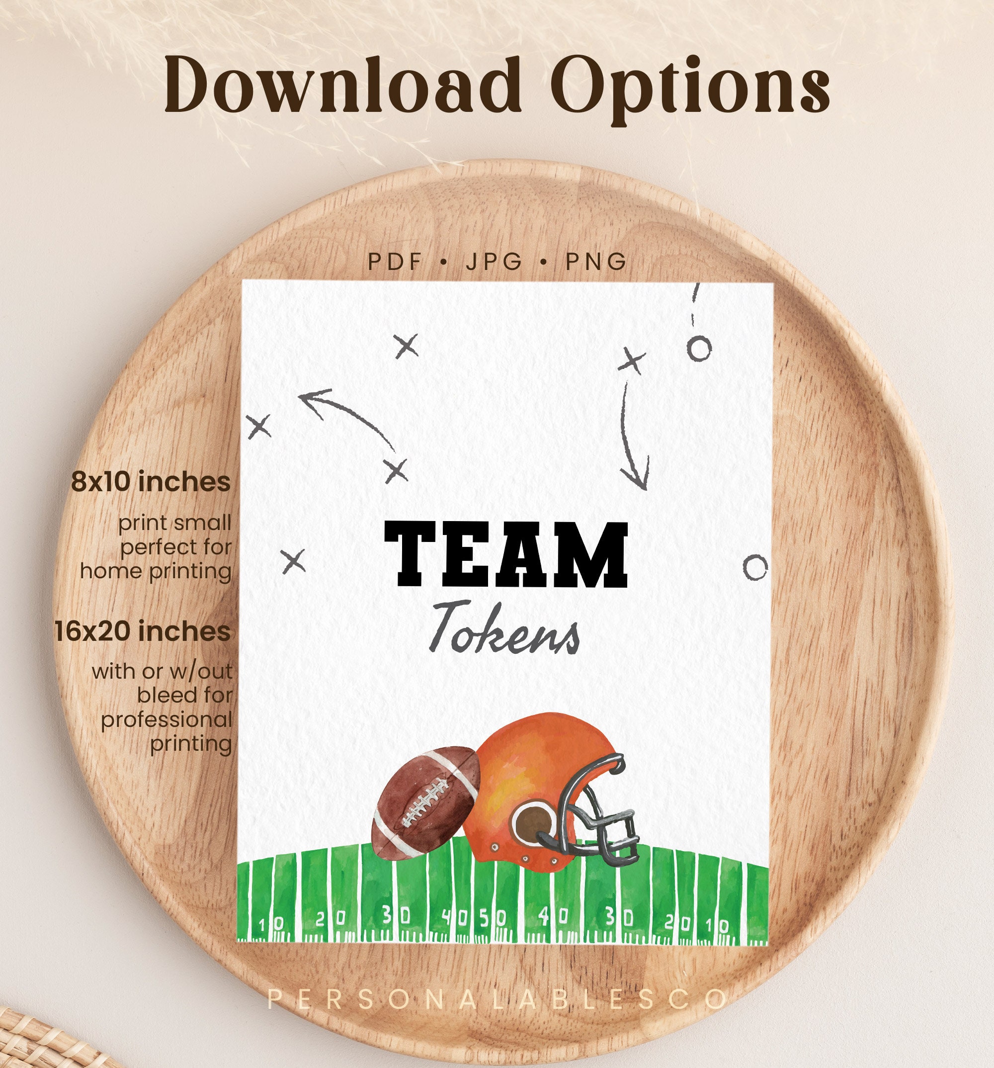 Football Birthday Party Sign Printable Birthday Welcome Sign - Etsy