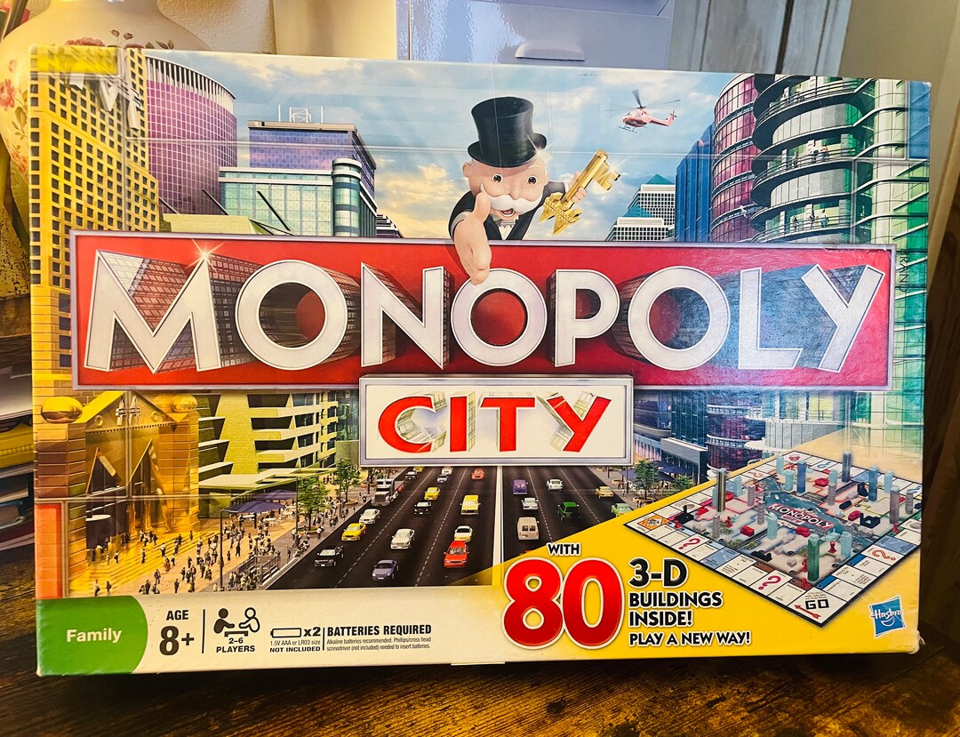 2007 Monopoly City 3D Boardgame by Hasbro and EA Games - Etsy UK