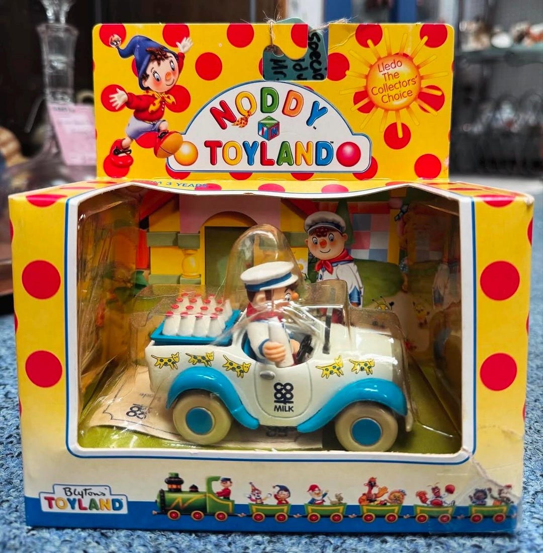 Vintage Mr Milko’s Toy Van From Noddy in Toyland - Diecast Lledo - Etsy