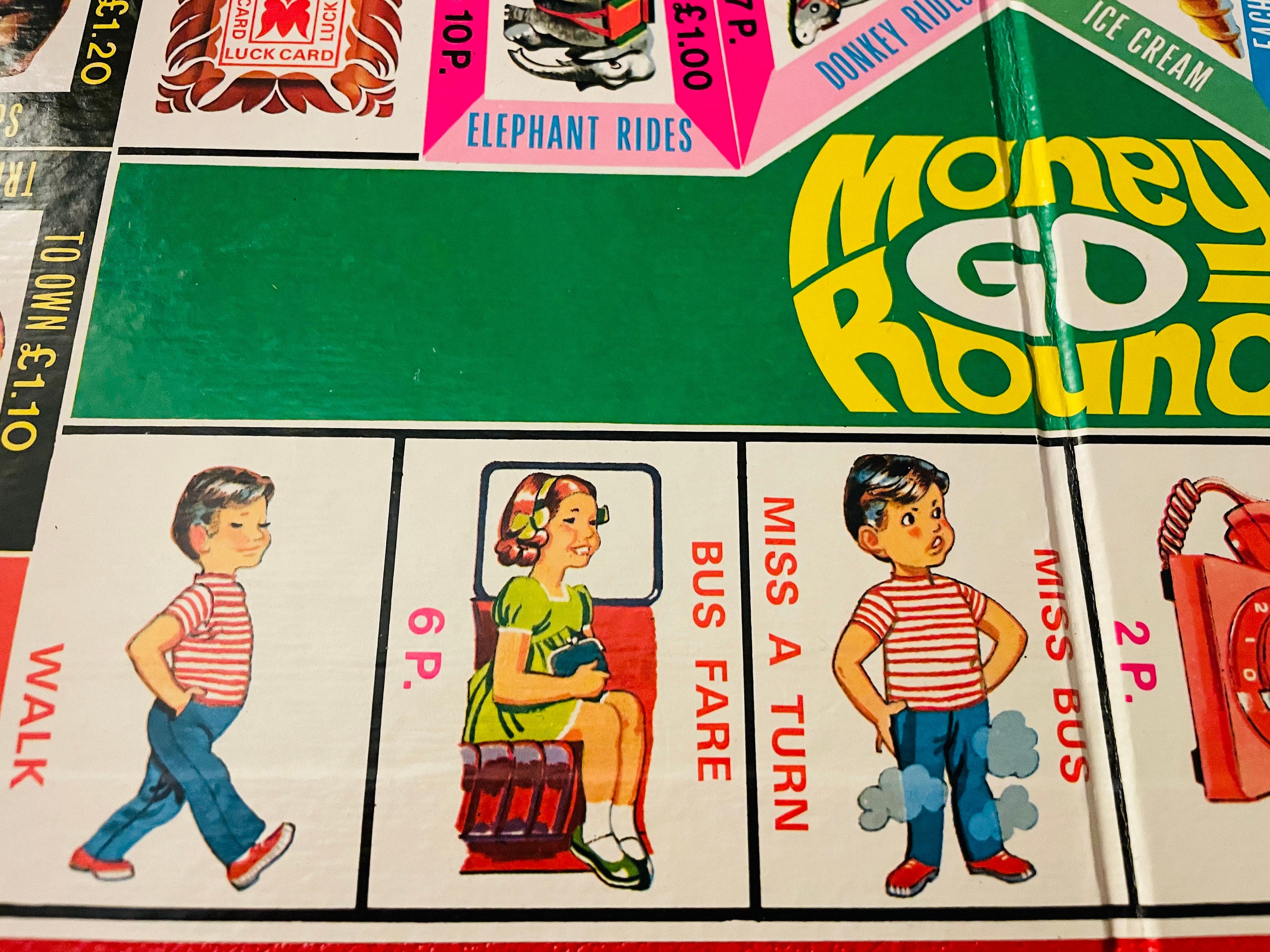 Vintage 1970s Money Go Round Boardgame - Etsy Australia