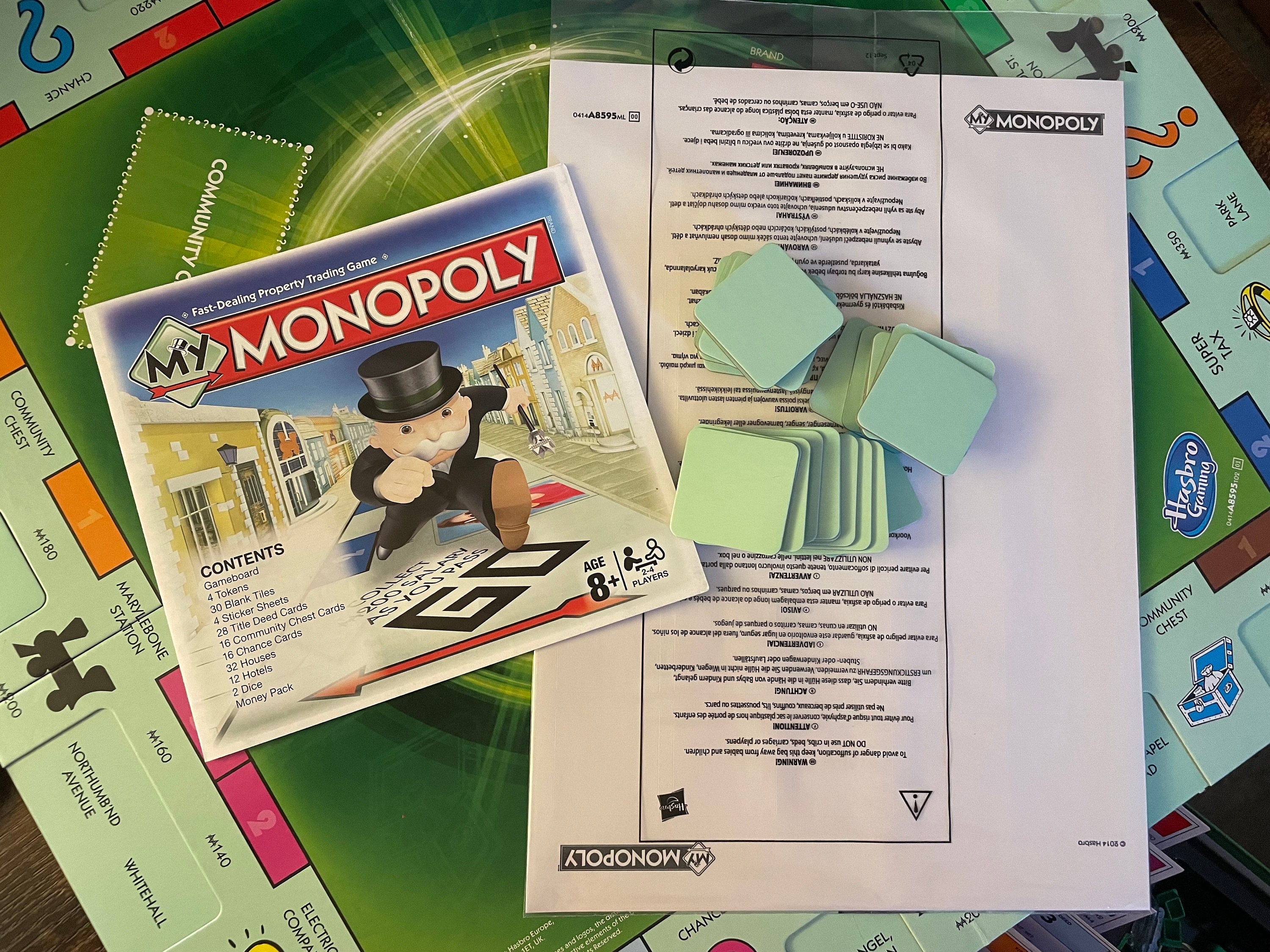 2014 My Monopoly Boardgame - Make Your Own Monopoly - Etsy
