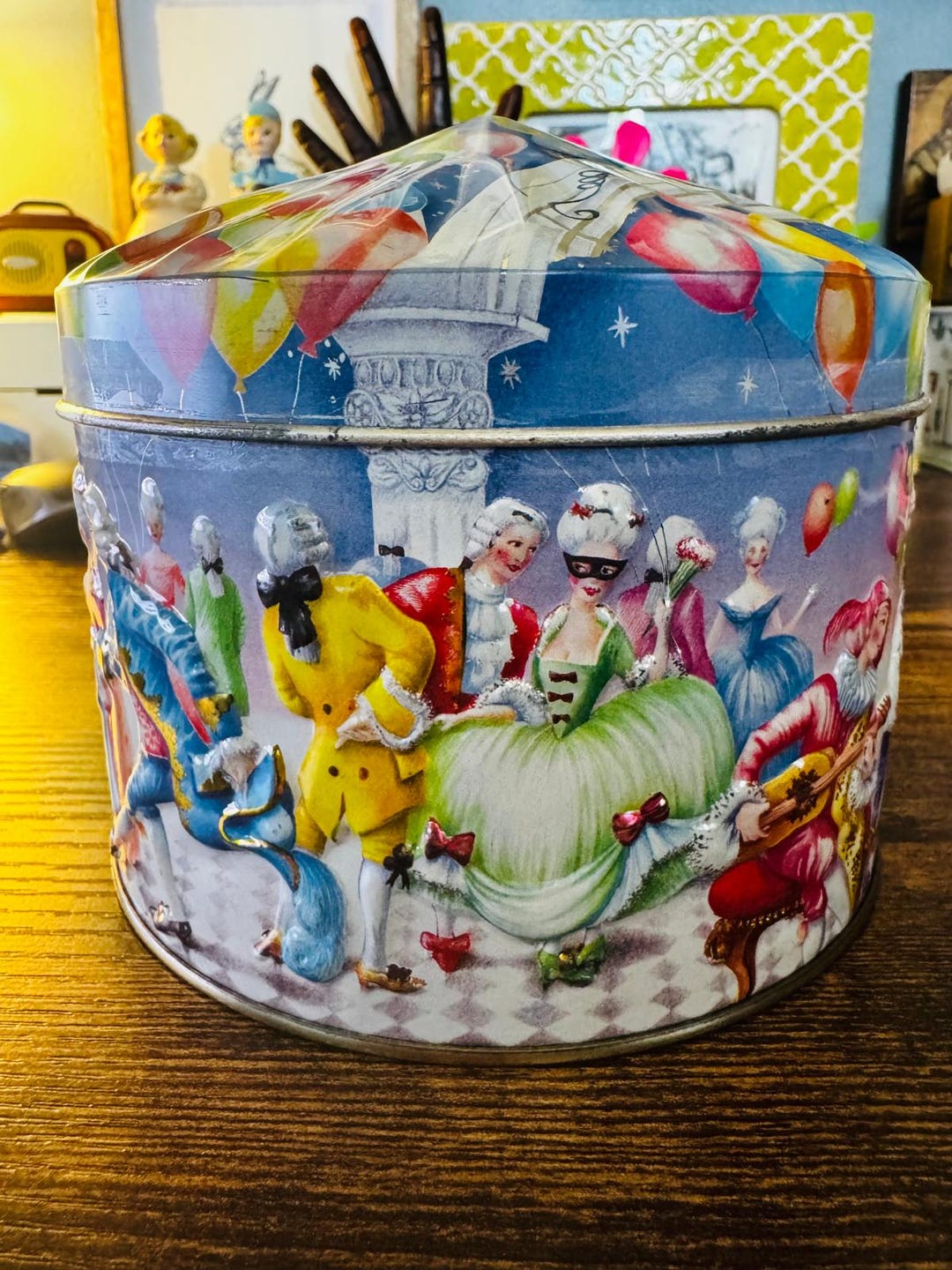 Vintage 1997 Churchill Masked Ball Toffee Tin - Etsy