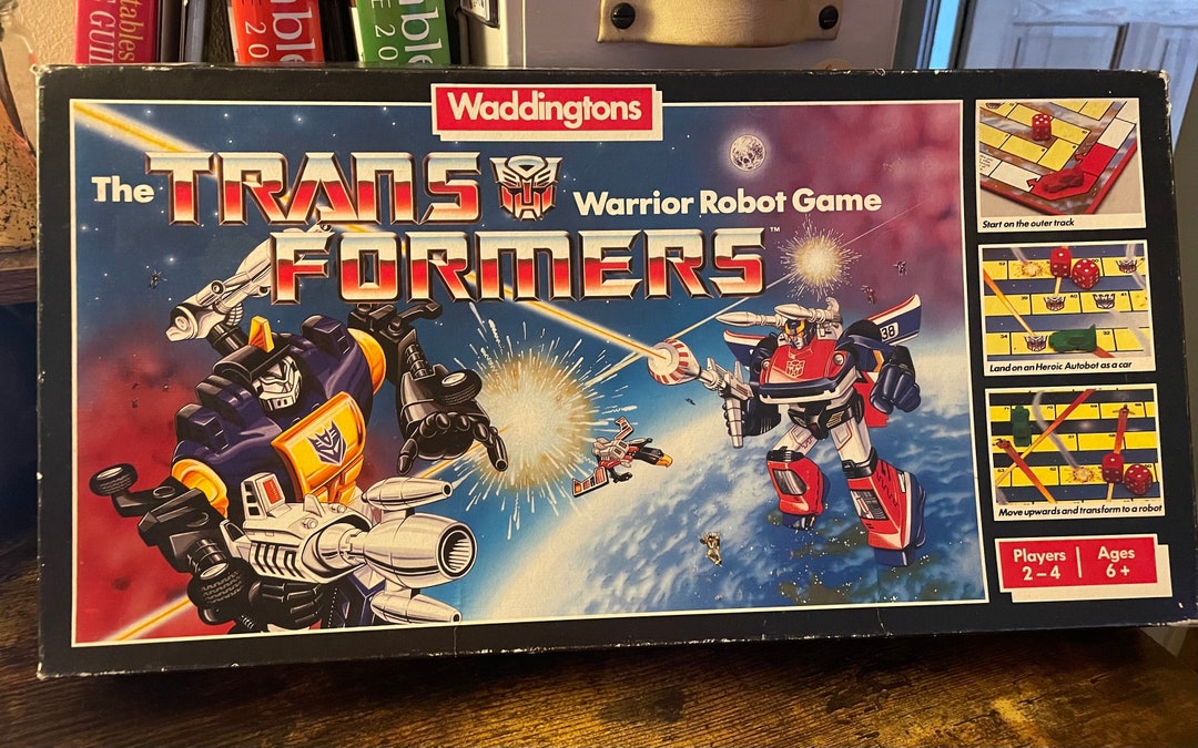 Rare 1985 the Transformers Warrior Robot Game by Waddingtons - Etsy