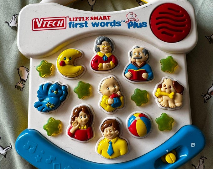 Vintage Vtech - Little Smart First Words Plus Activity Centre for ...