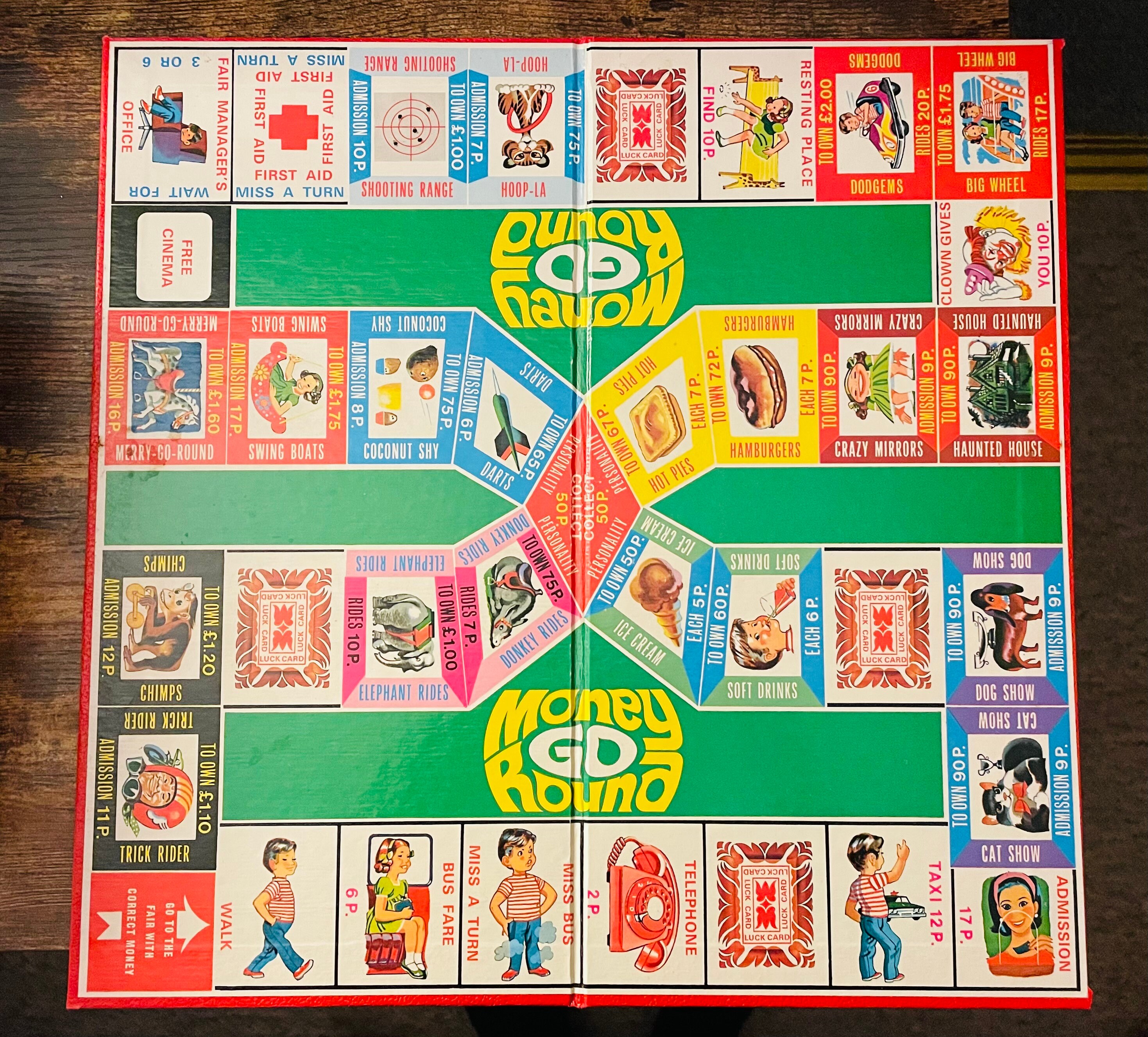 Vintage 1970s Money Go Round Boardgame - Etsy Australia
