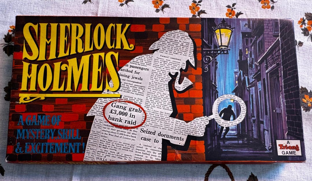 1960's Sherlock Homles Boardgame - Complete - Etsy
