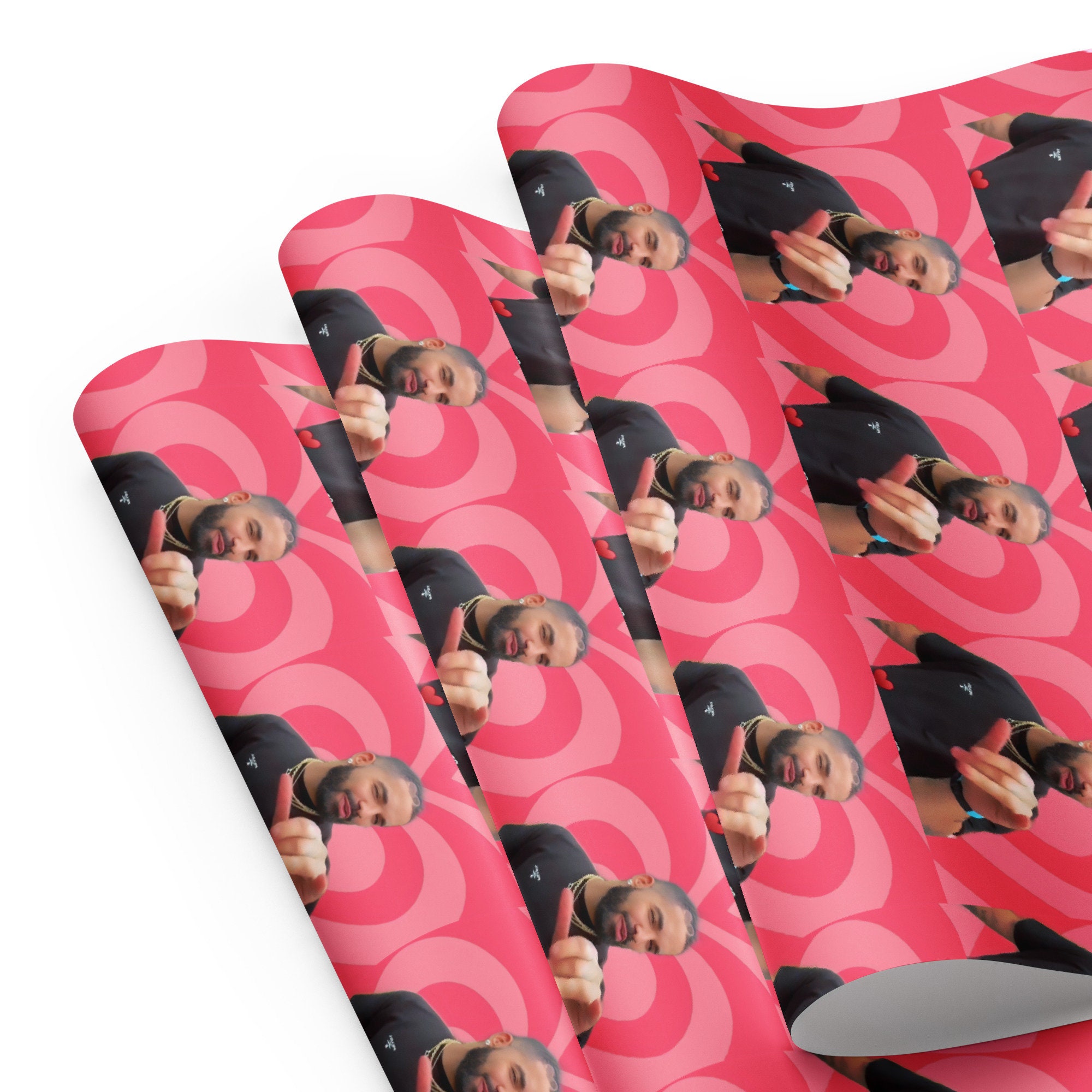 Wrapping Paper Sheets, Drake BBL wrapping paper, Drake certified lover ...