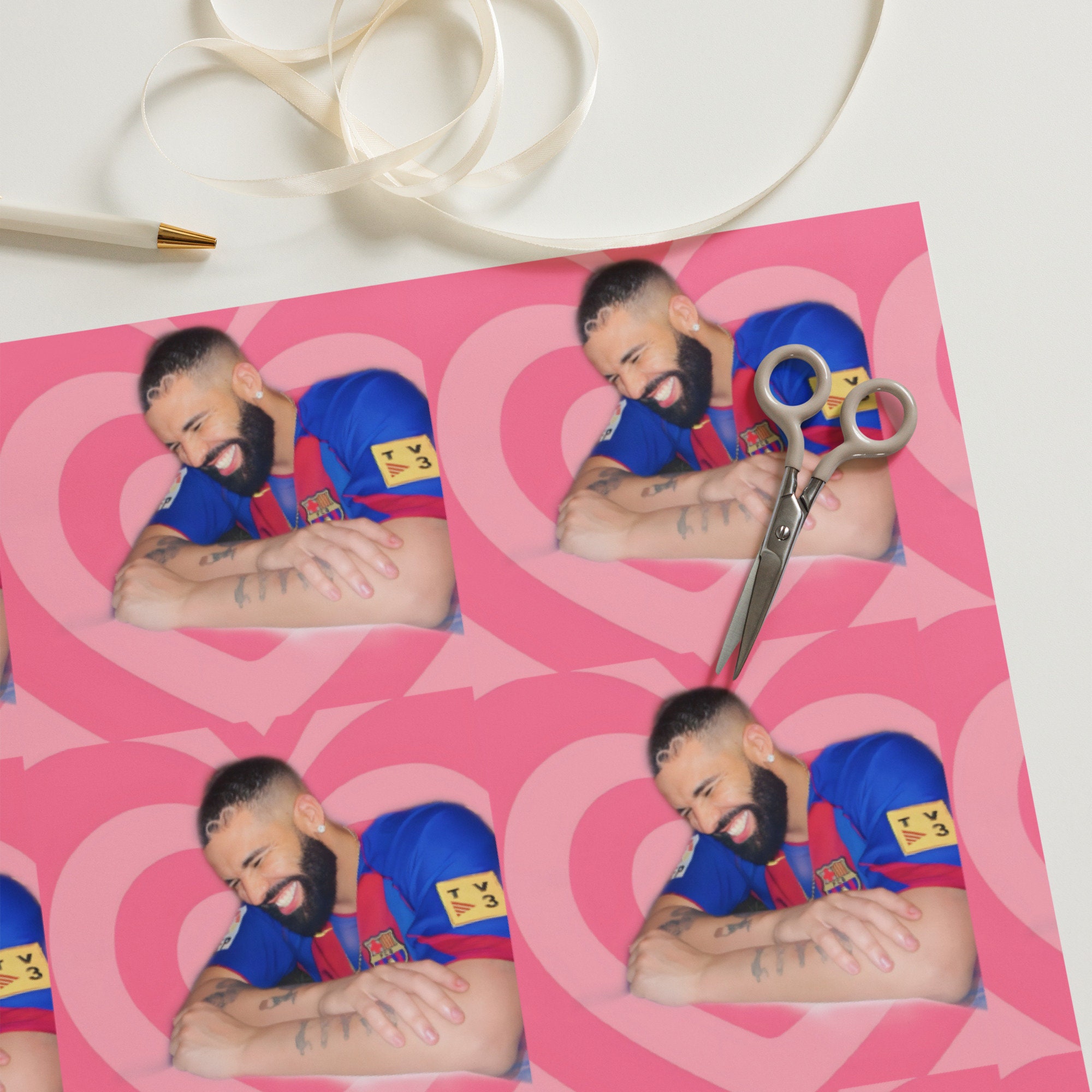 Wrapping Paper Sheets, Drake BBL wrapping paper, Drake certified lover ...